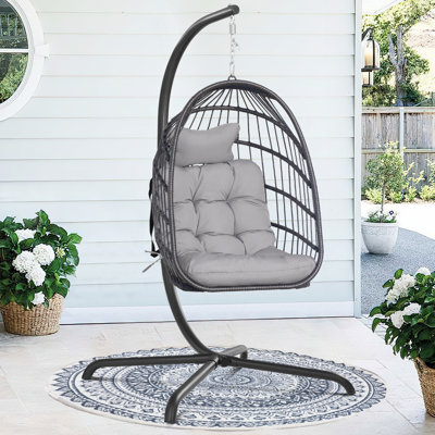 Langley Street Wein Swing Chair with Stand Reviews Wayfair